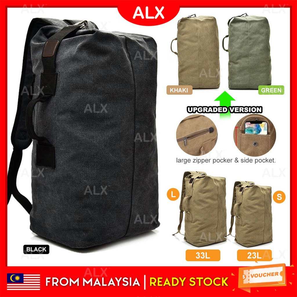 ALX (CLEAR STOCK) Upgraded Version Sports Canvas Large Attack Tactical ...