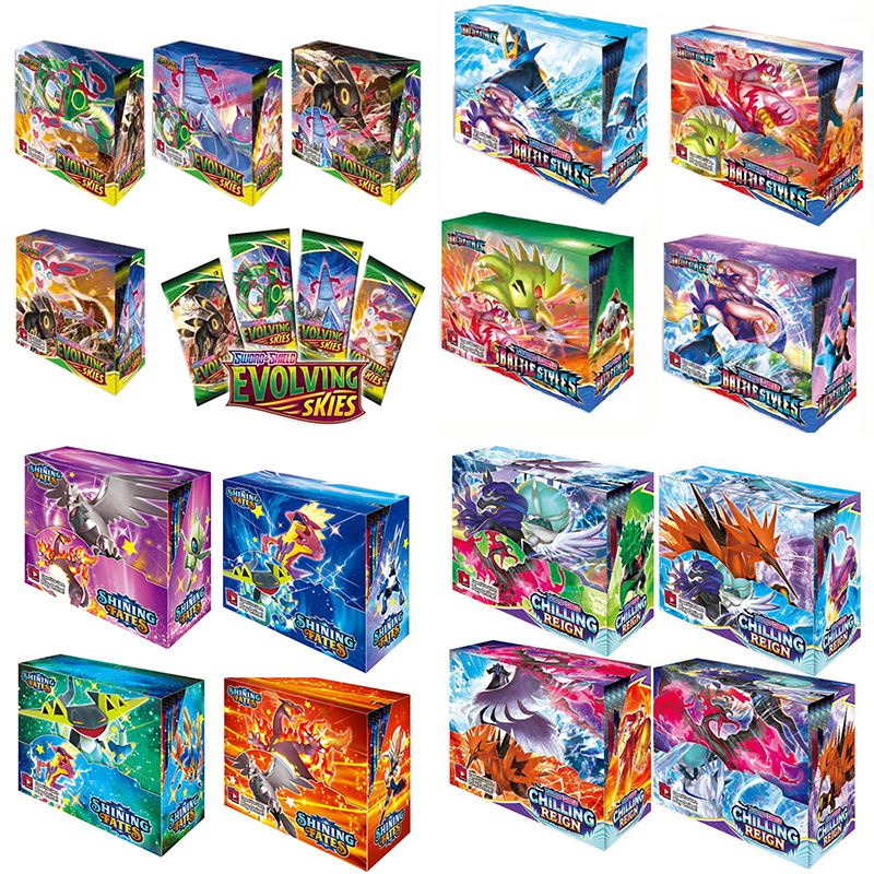 Pokemon 360pcs Exquisite Cards Set Including Sword Shield Evolving ...