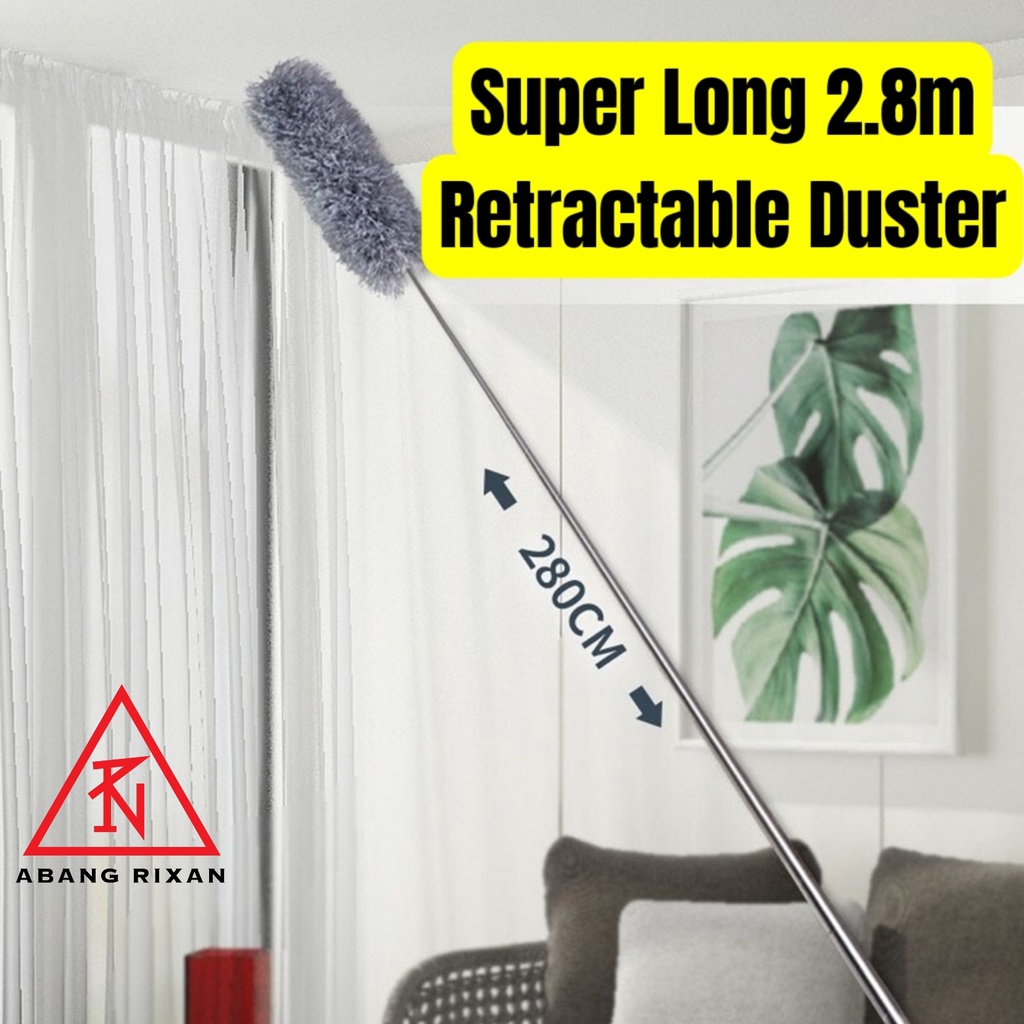 2.8m Super Long Retractable Duster Adjustable Duster Microfiber Duster ...