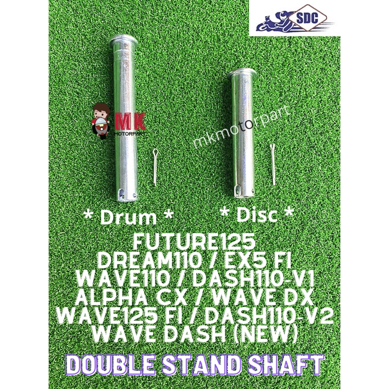 (Free Pin) SHAFT Main Stand Honda Wave110 Dash Dream110 Wave DX Alpha ...