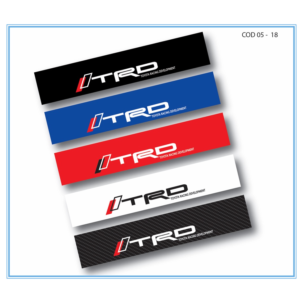 Front windshield sticker toyota trd 52''x10'' | Shopee Malaysia