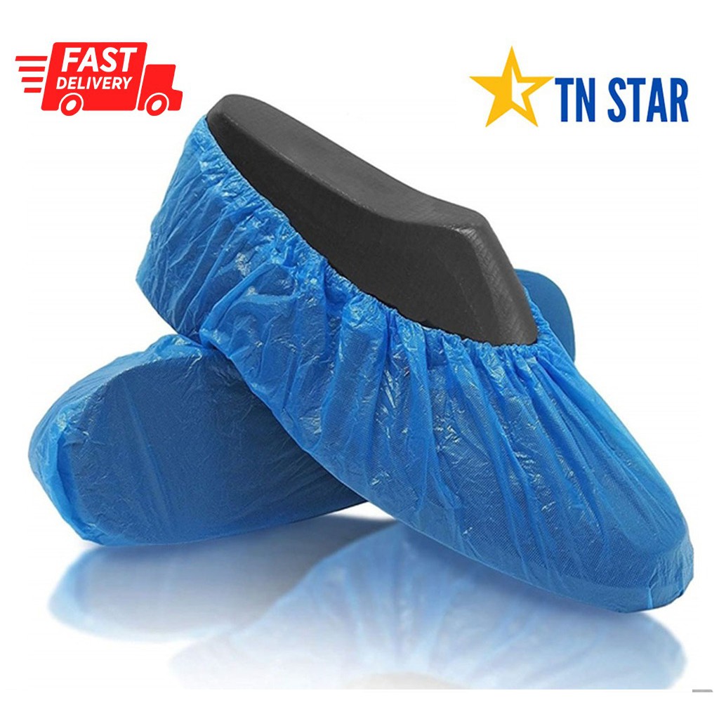 Disposable CPE Shoe Cover 50/100pcs per pack (READY STOCK) | Shopee ...