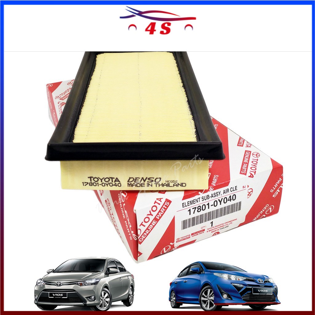 Toyota Air Filter for Vios NCP150 & NSP151 3rd Gen - 17801-0Y040 ...
