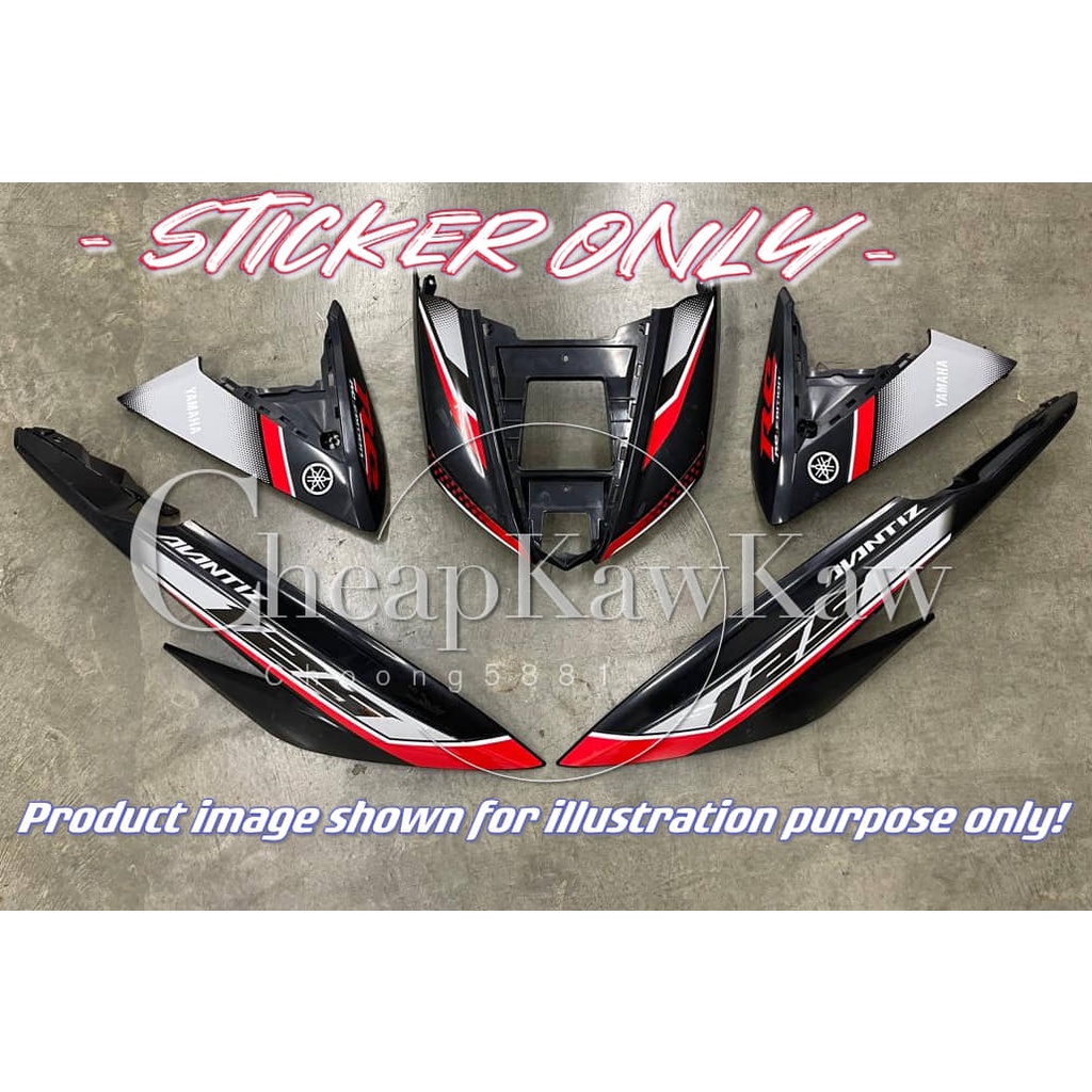 Yamaha EGO AVANTIZ 125 Custom RC Edition ( 6 ) Body Cover Stripe ...