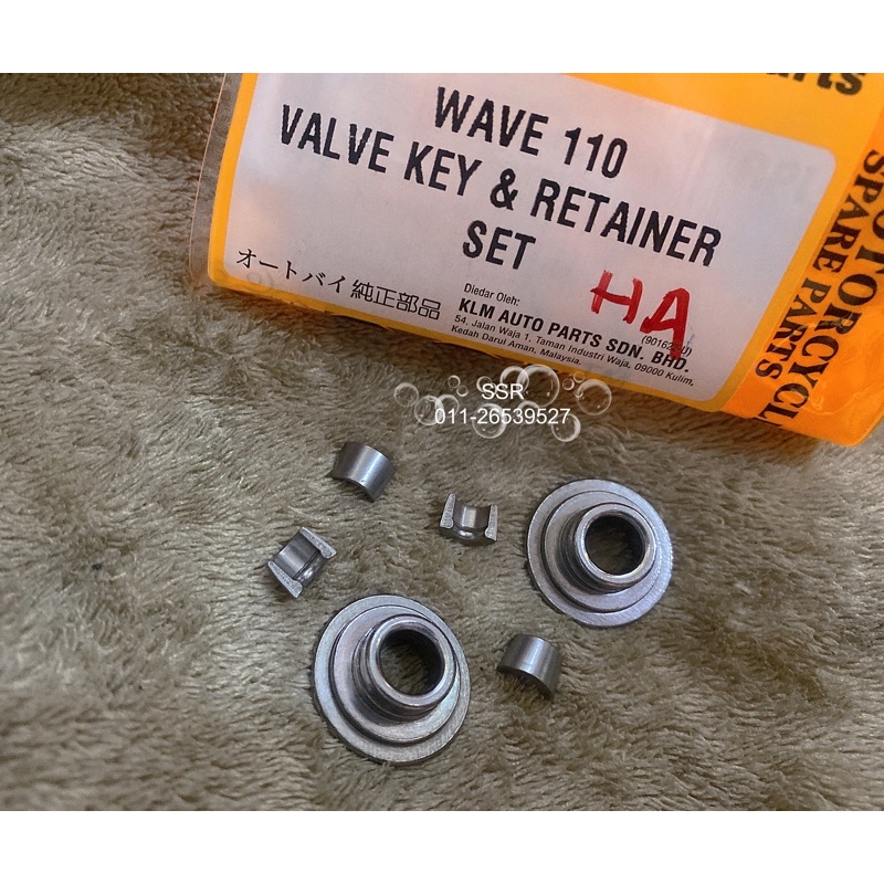 Valve Key and Retainer Set Kriss SRL115 Wave110 Wave125 (API) | Shopee ...