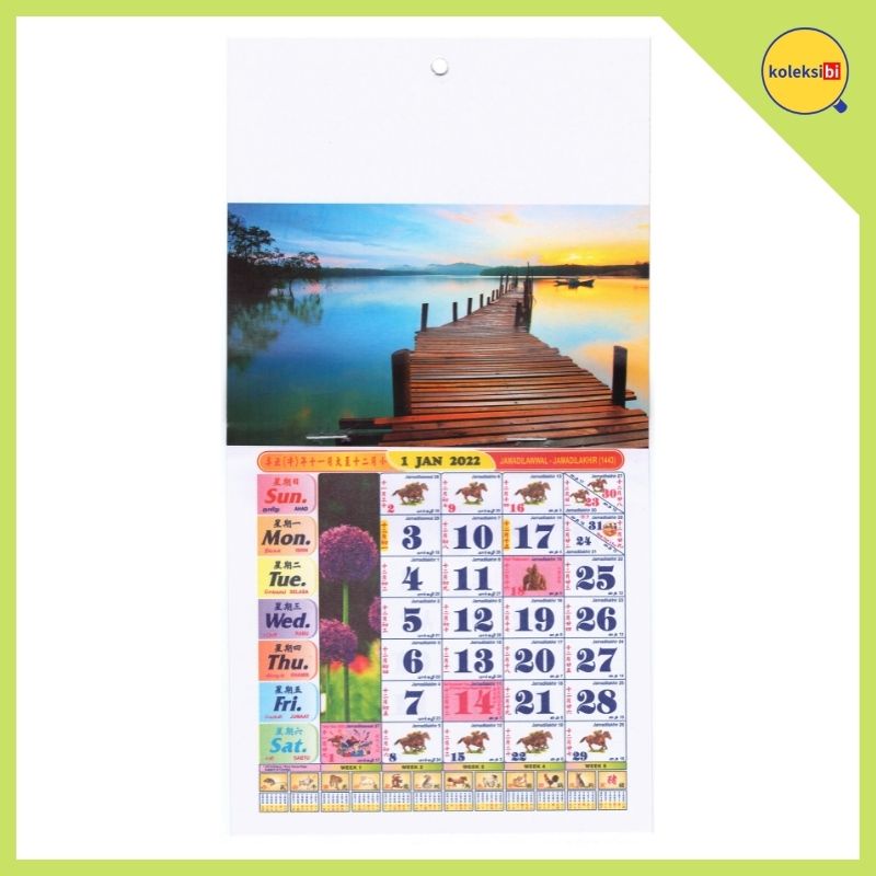 Kalendar Kuda Malaysia Tahun 2022 (5 inci) Horse Racing | Calendars ...