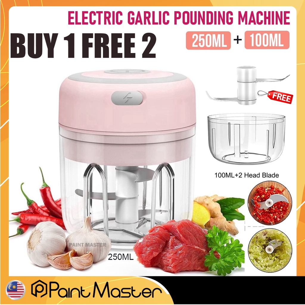 Mini Blender Garlic Chopper Electric Food Chopper Portable Blender Food ...