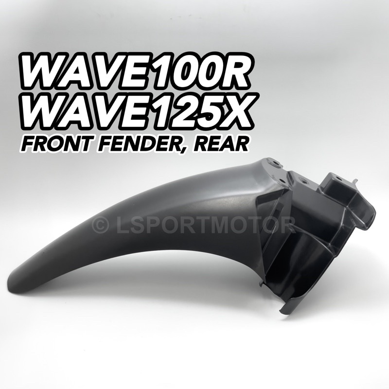 HONDA WAVE100R / WAVE125X FRONT FENDER, REAR (MATTE BLACK) 61200-KTL ...