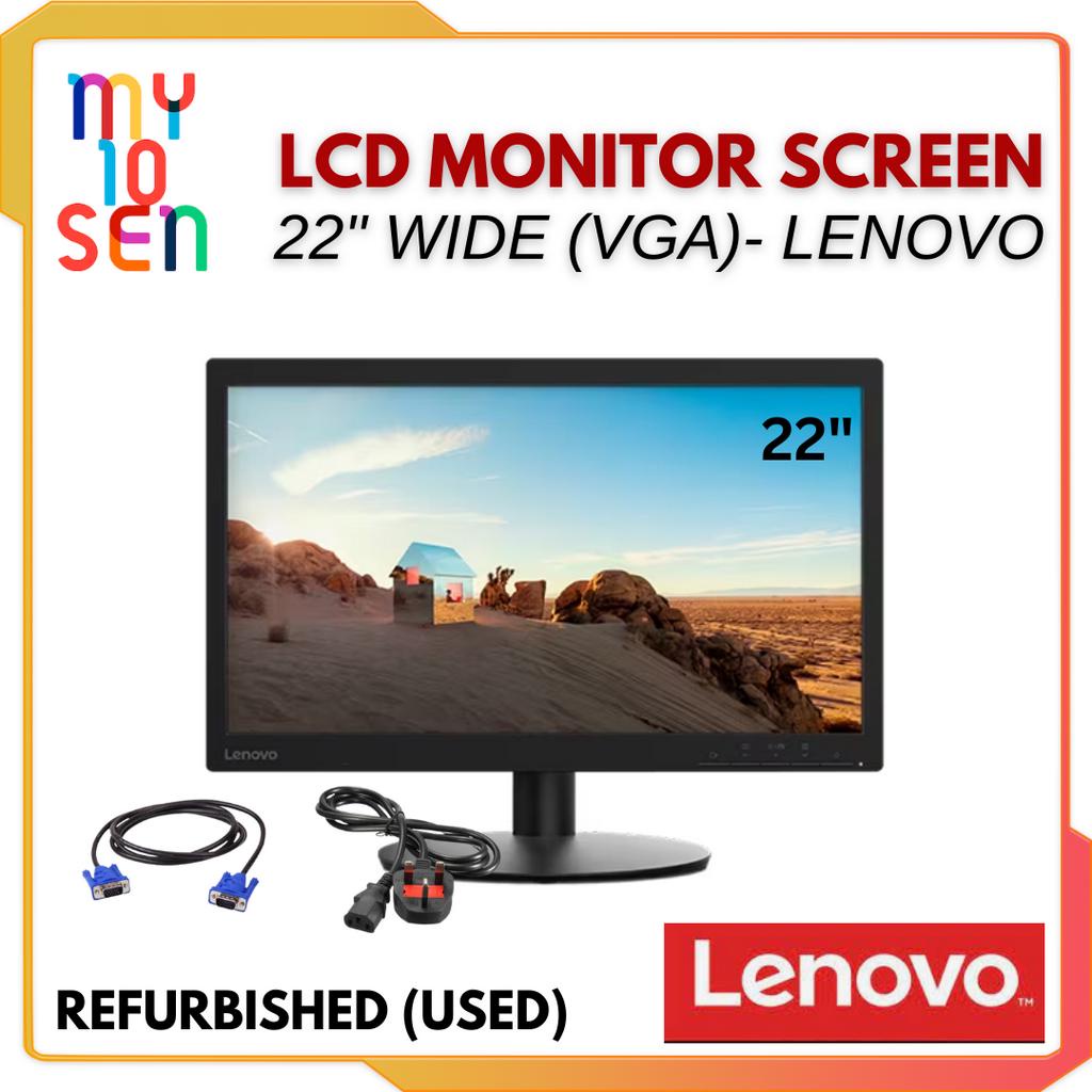 LCD Display 19" 22" Wide screen LED Monitor HP Dell Lenovo Philips with ...