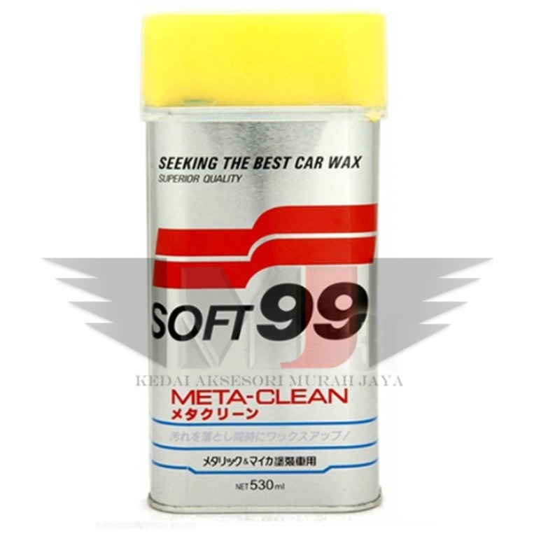 100% ori Soft 99 / Soft99 Meta-Clean Liquid Wax 530ml Meta Clean Made ...
