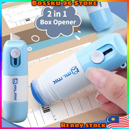 Refillable 2in1 Thermal Paper Correction Fluid with Cutting Tool Box ...