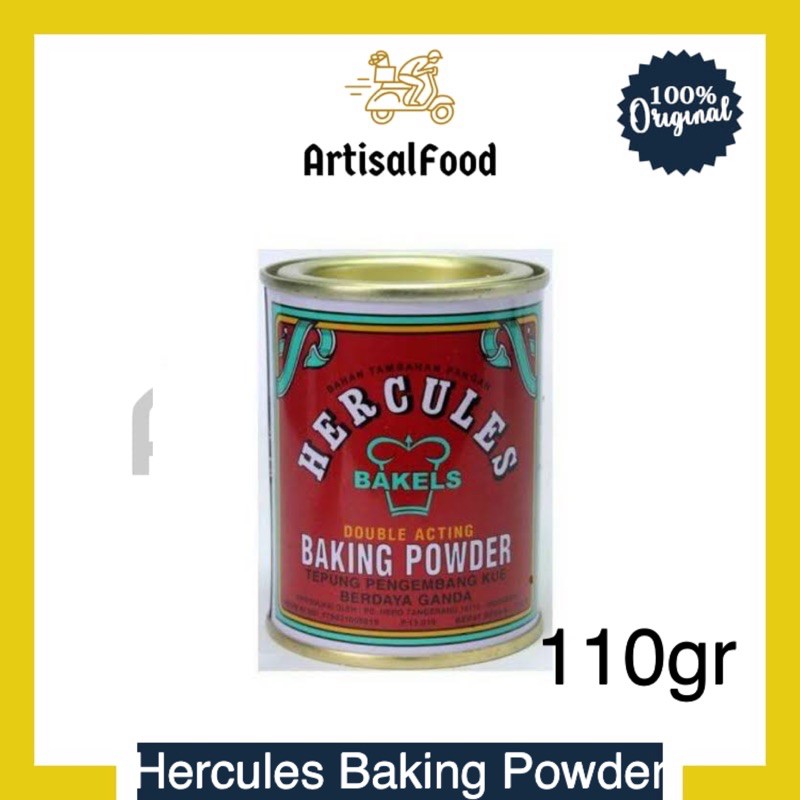 Hercules CANNED BAKING POWDER 110gr ORI btp | Shopee Malaysia