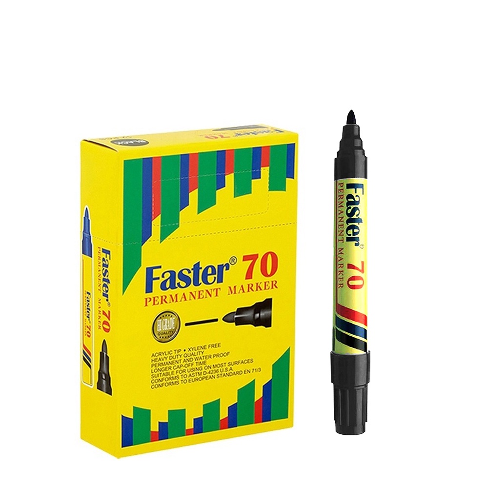 Faster 70 / 90 Permanent Marker I 12 Pcs / Box | Shopee Malaysia