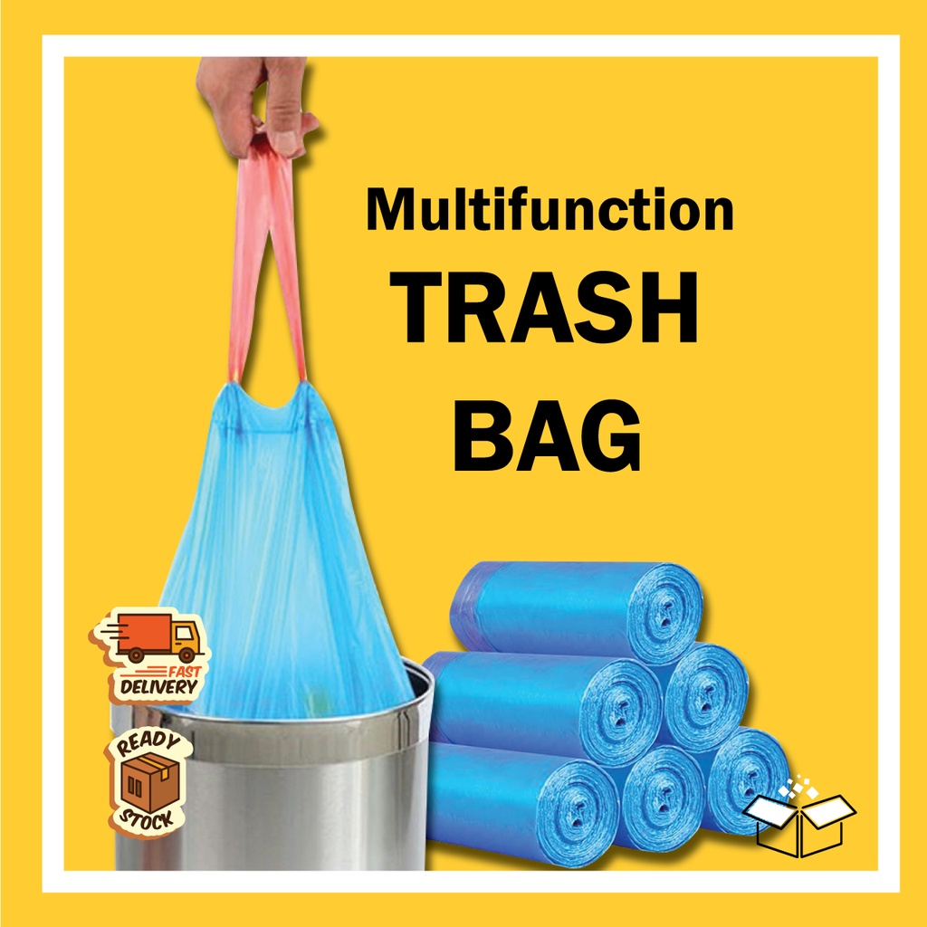 💥READY STOCK💥 VITA LIVING -Flexible Garbage Bag Cleaning Trash Bags ...