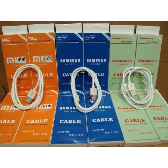 Branded Charger Data Cable (samsung, Xiaomi, Lenovo) | Shopee Malaysia