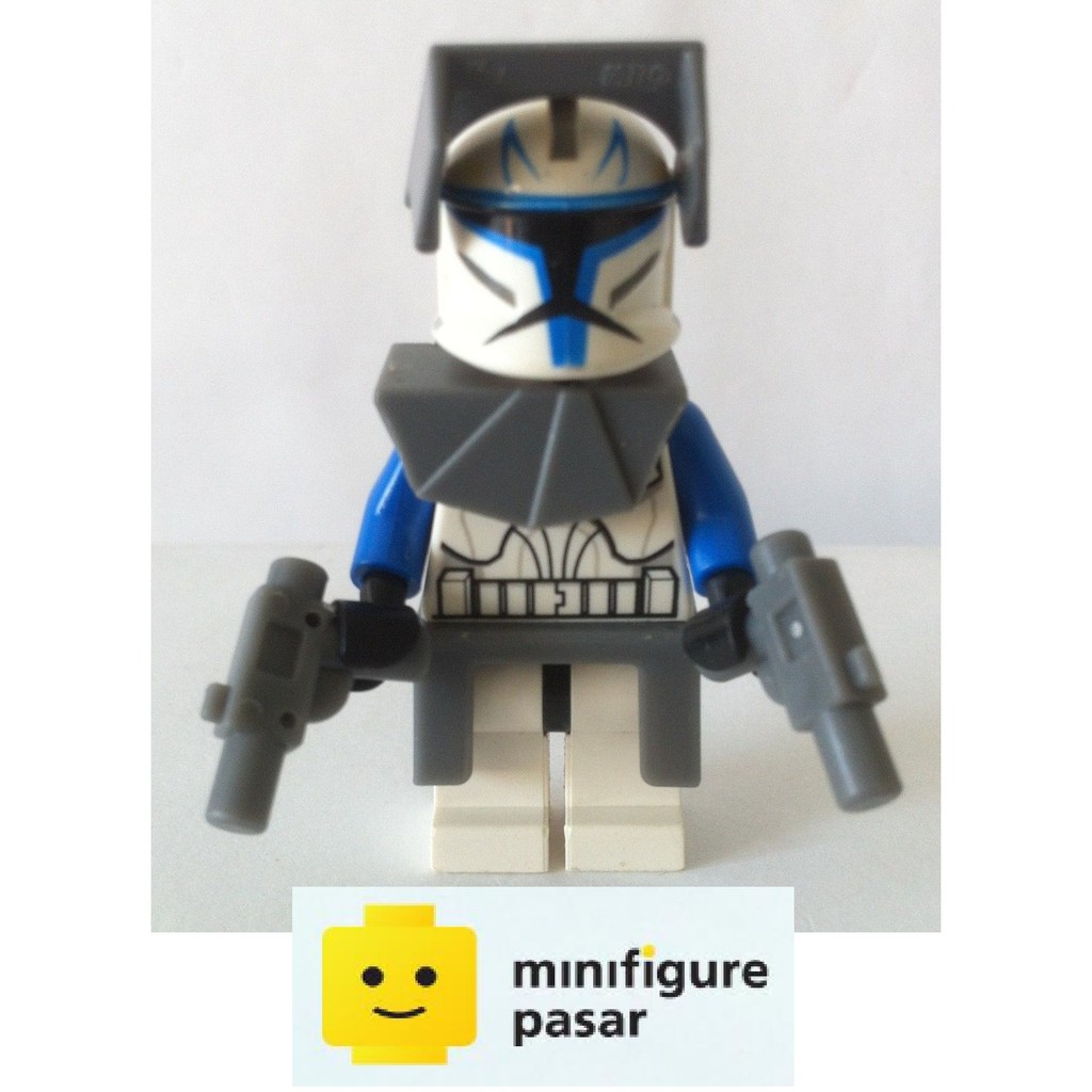 sw194 Lego Star Wars 7675 - Captain Rex Minifigure with 2 Blasters ...