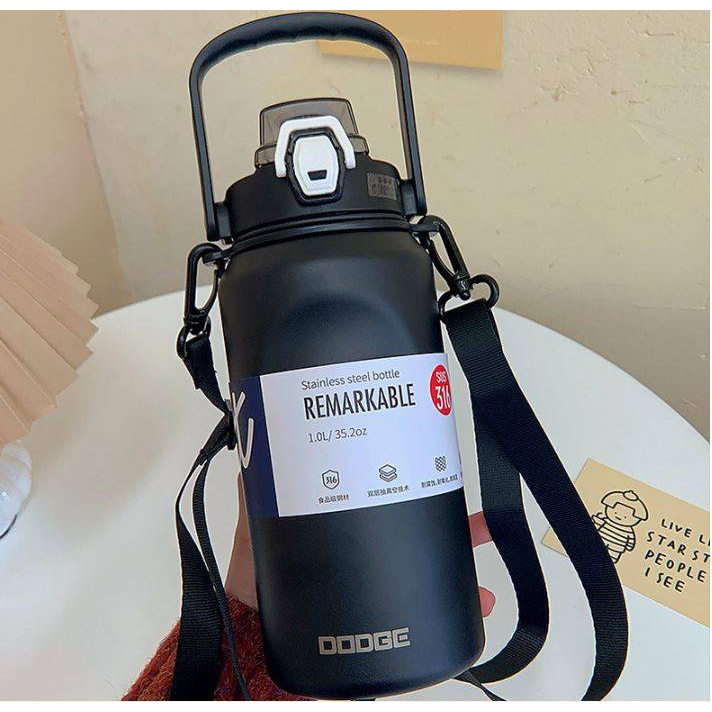 💥 PROMOTION 💥 DODGE 1.0L 316SS Stainless Steel Vacuum Flask Thermoses ...