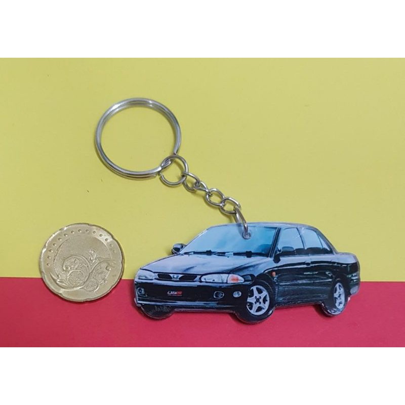 proton wira black keychain (2D) | Shopee Malaysia