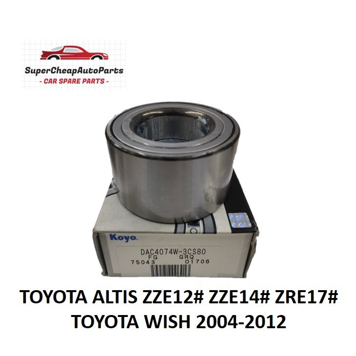 TOYOTA ALTIS ZZE121 ZZE141 ZRE171 ALL MODEL WISH 1.8 2.0 ALL MODEL ...