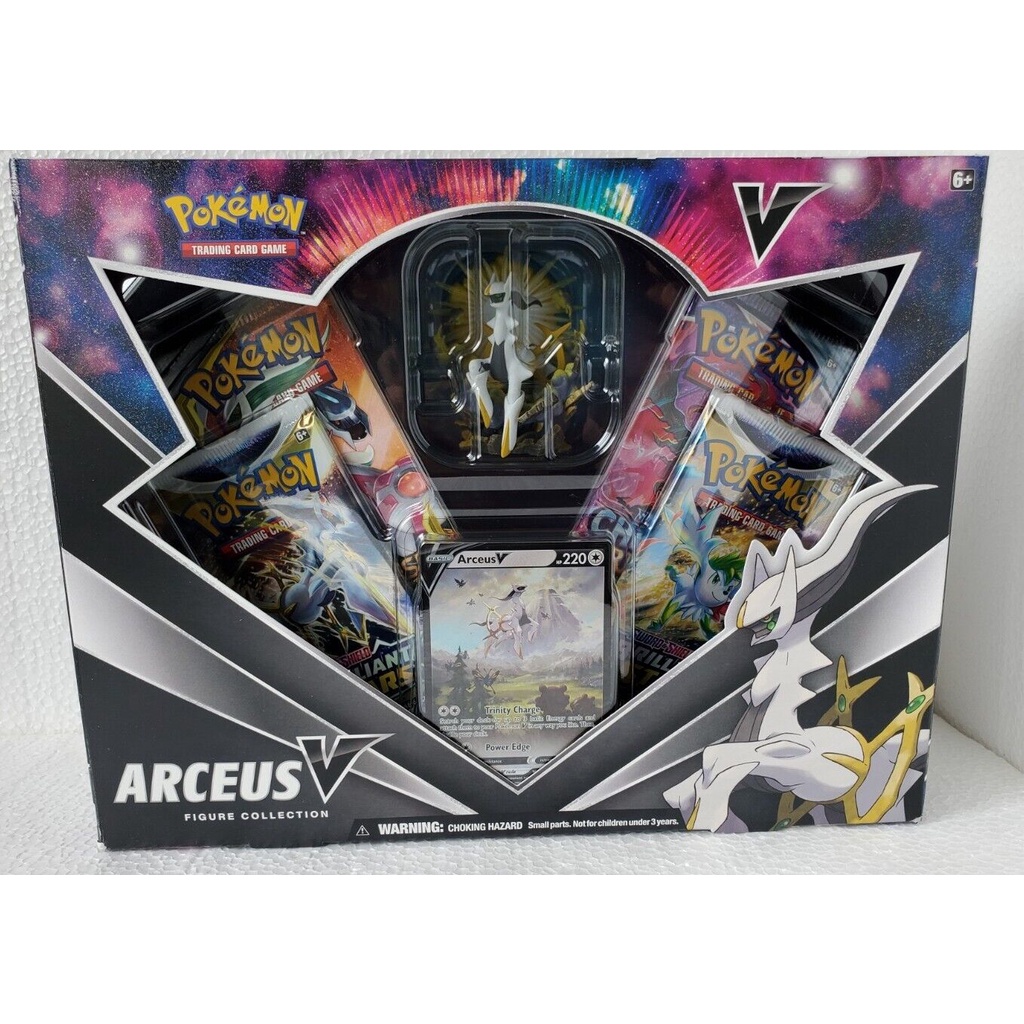 [READY STOCK]Pokemon TCG Arceus V Figure Collection Box Arceus V promo ...