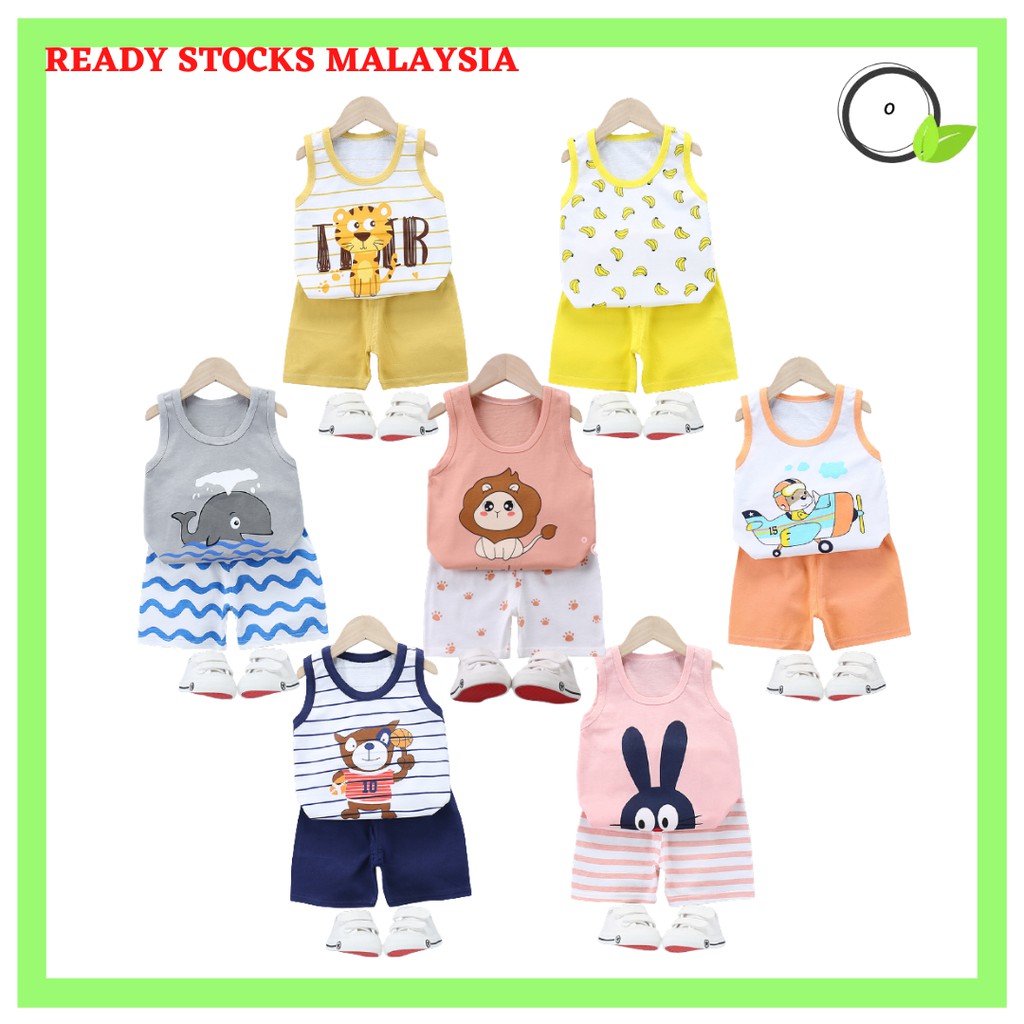 [NEW ARRIVAL !!!] Cotton Cute Baby Cloth / baju baby/ Sleeveless ...