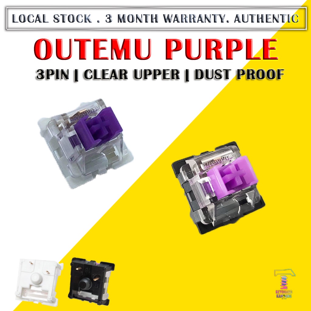 Outemu PURPLE Switch for Mechanical Keyboard CIY Sockets SMD 3 Thin ...