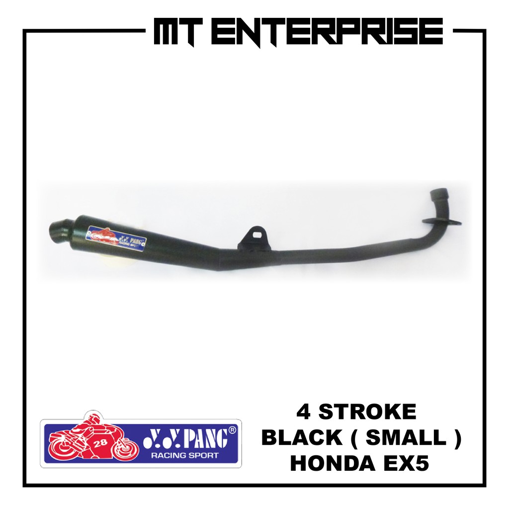 YY Pang Racing Exhaust Honda EX5 - Black ( Small ) | Shopee Malaysia