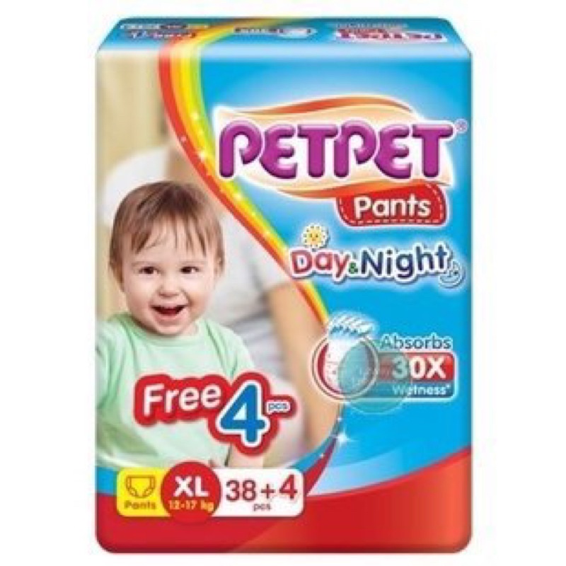 PETPET Petpet Pants Gold Jumbo M60/ L50/ XL40 / XXL32 (NEW PACKING ...