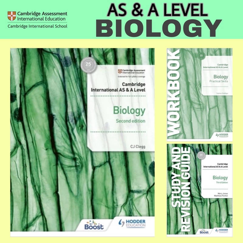 PRINTED BOOK | As& A level Biology Textbook& Workbook & Revision Guide ...