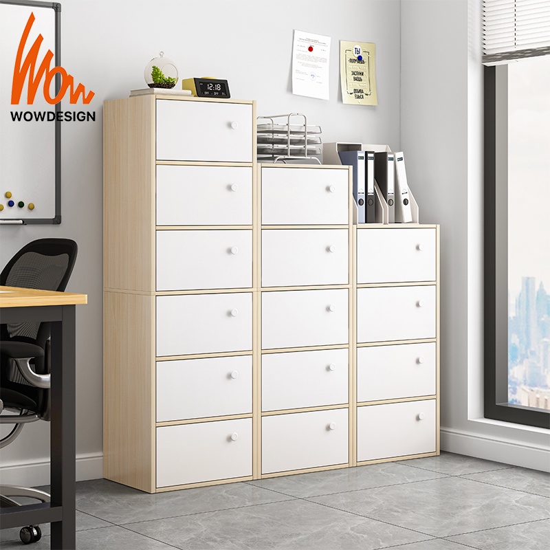 Storage Cabinet Bookshelf With Door Wooden Cabinet Almari Baju Wardrobe ...