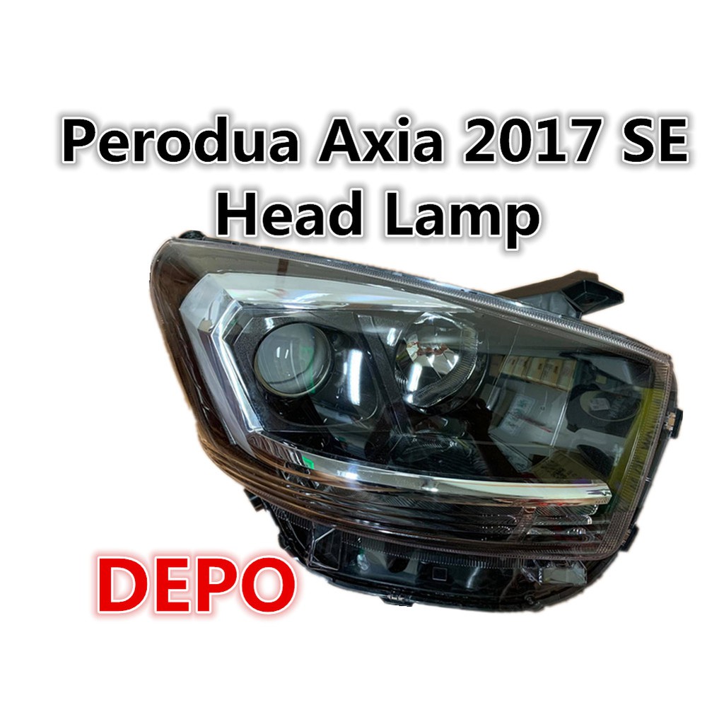 Perodua Axia 2017 SE Head Lamp (Lampu Besar) | Shopee Malaysia