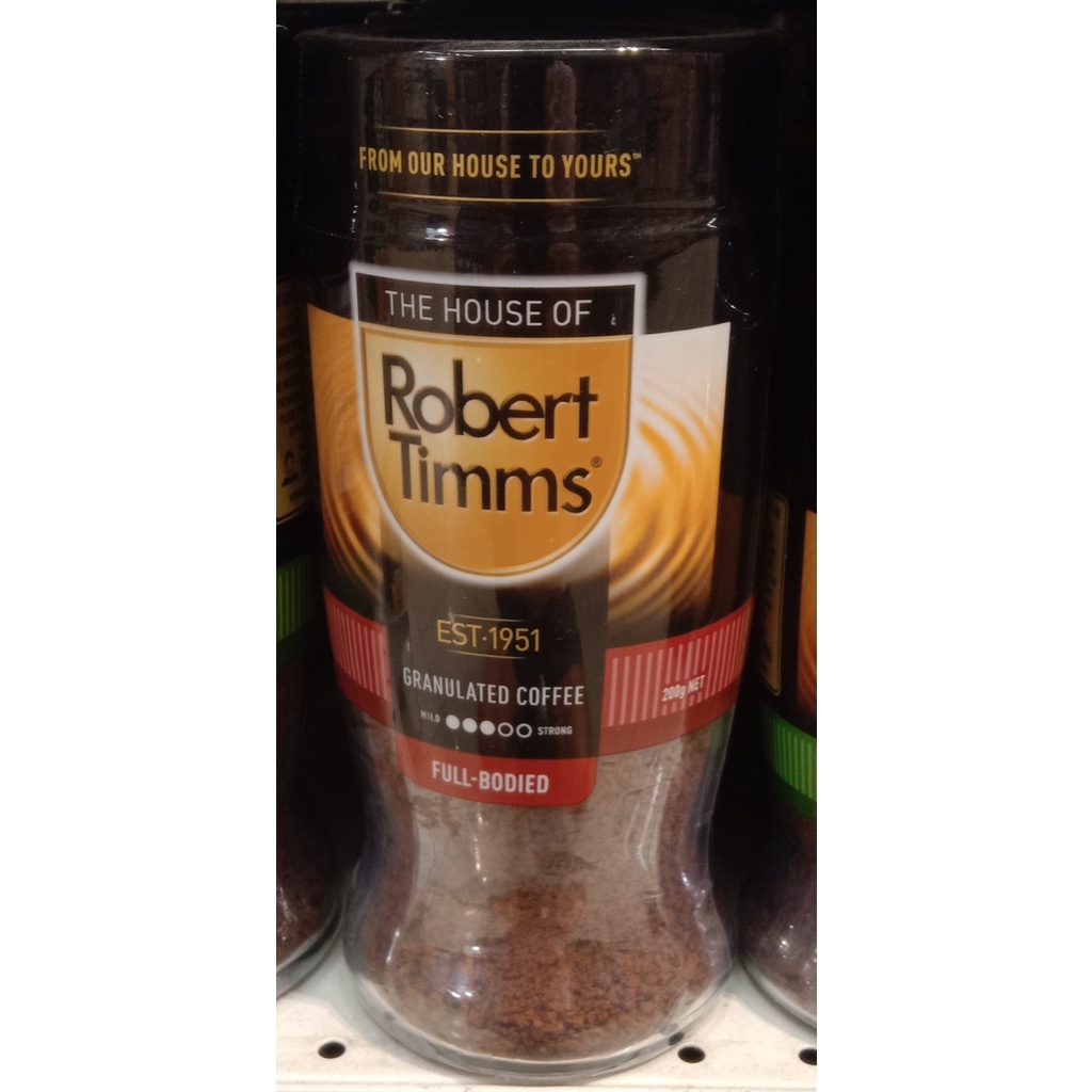 Robert Timms Granulated Coffee 200g Full-Bodied | Shopee Malaysia
