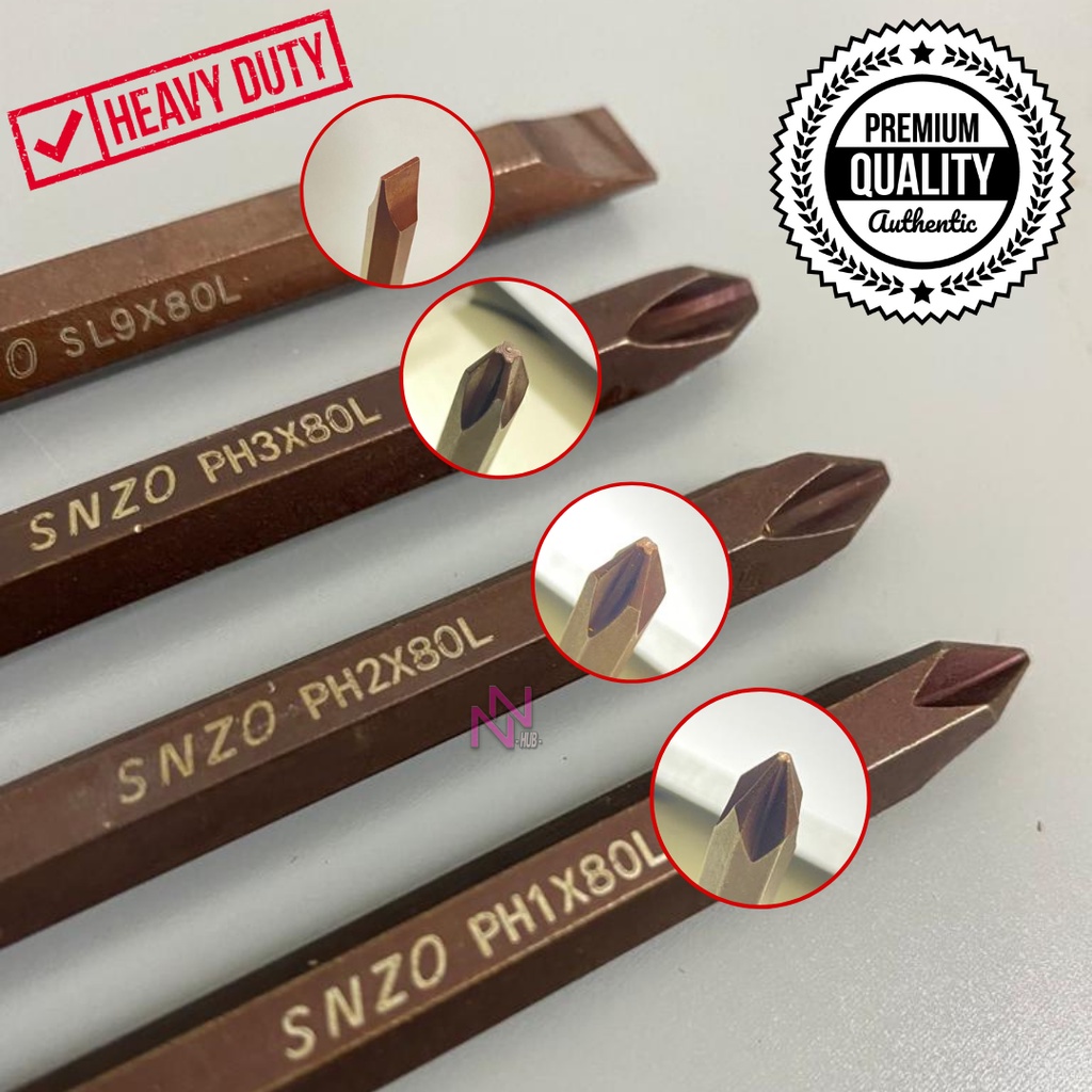 Magnetic Anti-Slip Impact driver Bit Power Head Replacement Bit ...