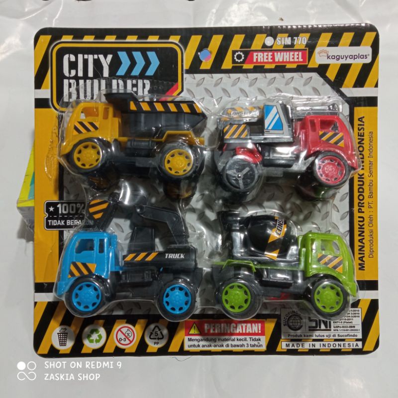 Mini construction 4 pcs (SIM770) | Shopee Malaysia