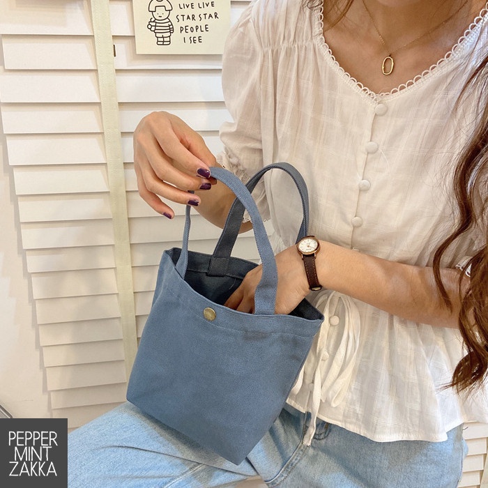 Sozakka 04163 Plain Bag 23x19x10cm (Blue/Pink) | Shopee Malaysia