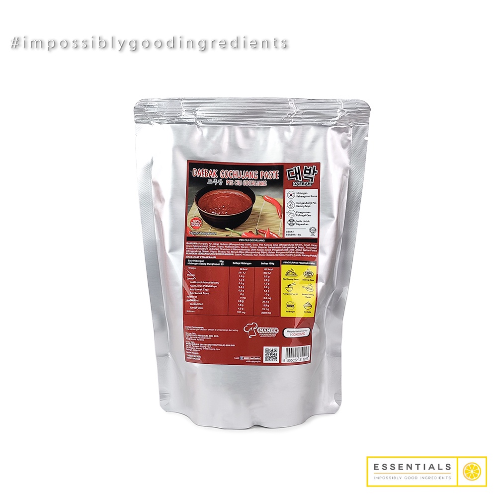 DAEBAK Gochujang Paste [1KG] | HALAL | Shopee Malaysia