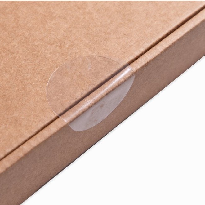 Clear Round Stickers Sticker Adhesive Seal Label PVC Sticker | Shopee ...