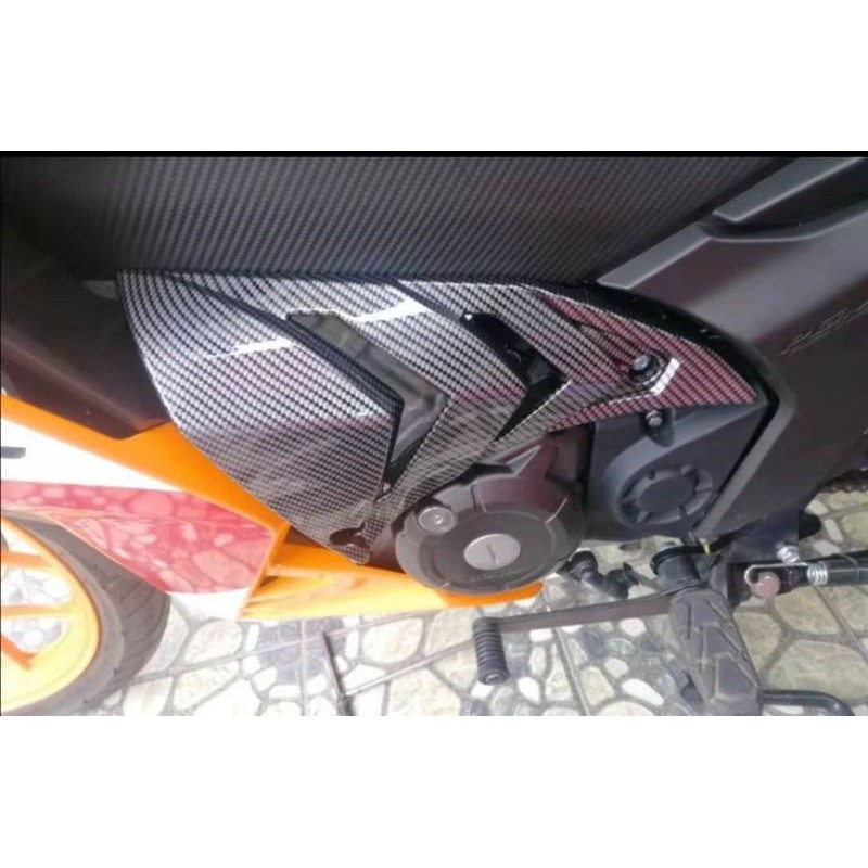 RS150 🌟V1 / V2 🌟Side Engine Cover Carbon | Shopee Malaysia
