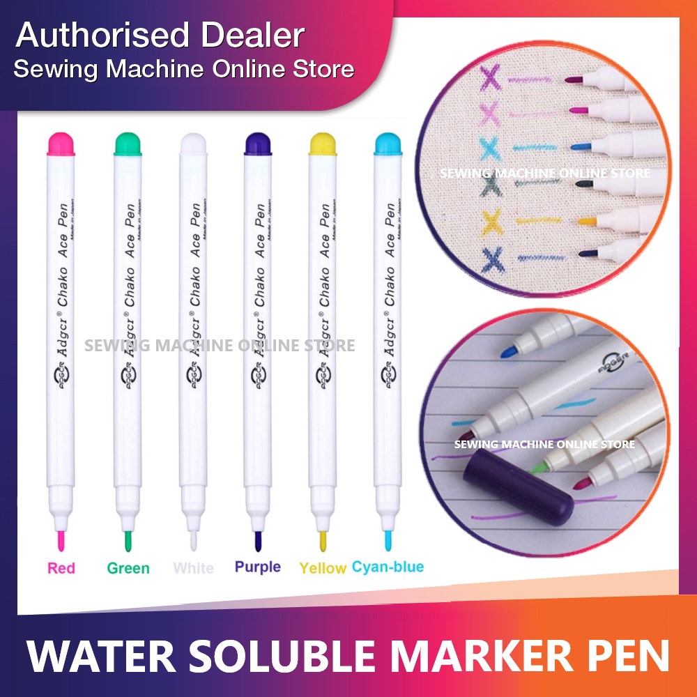 Water Soluble Pen / Water Erasable Pen / Fabric Marker Pen / Tailoring ...
