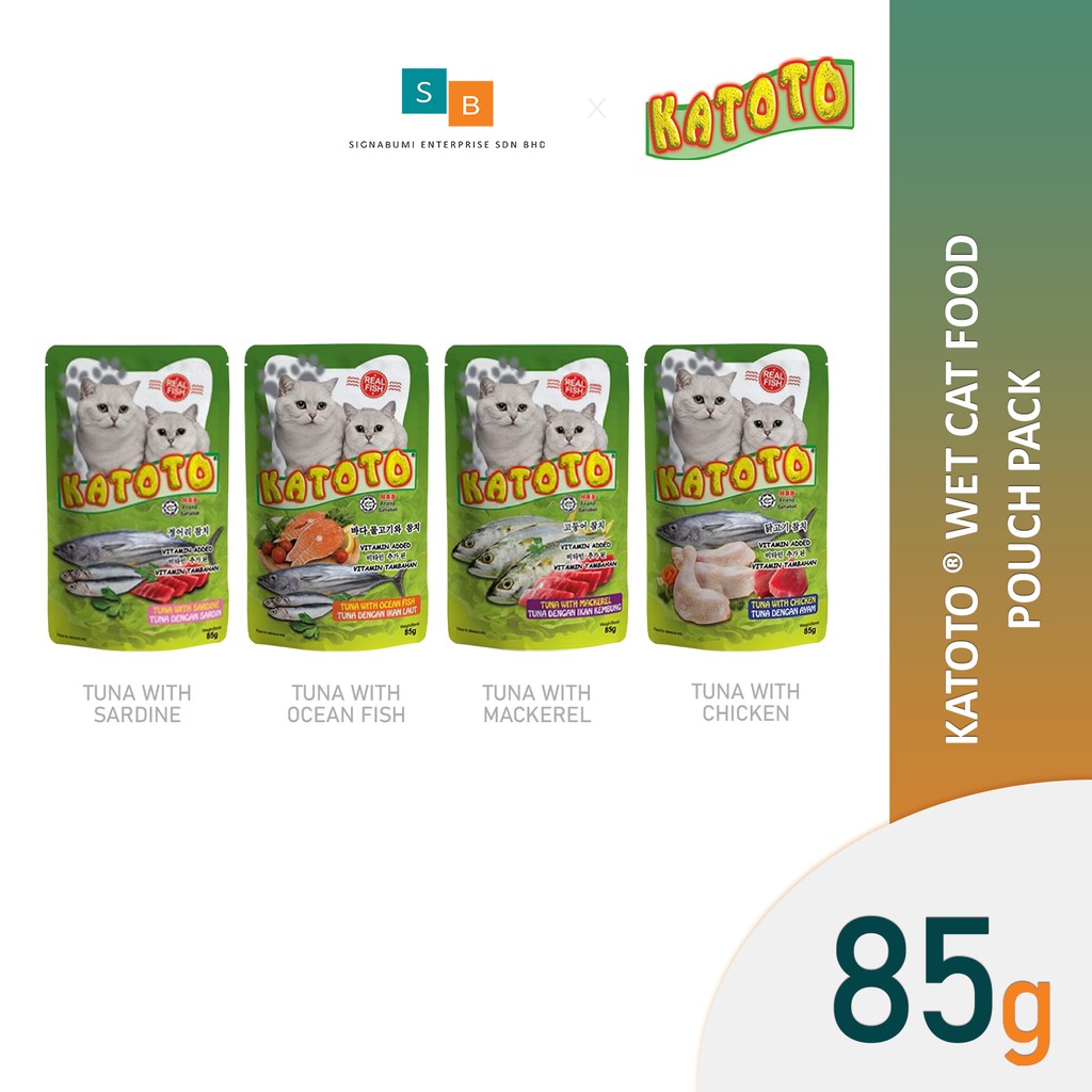KATOTO ® Wet Cat Food Pouch Pack 85g | Shopee Malaysia