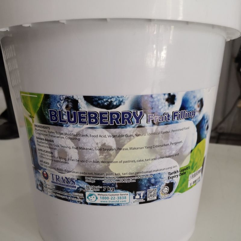 Blueberry Fruit Filling 7kg | Shopee Malaysia