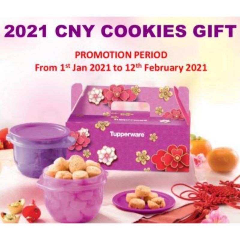 (READY STOCK!!!) Tupperware CNY Cookies Gift Set 2021 | Shopee Malaysia