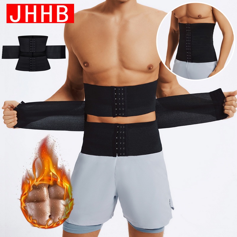 Men Slimming Body Shaper Waist Trainer Trimmer Belt Corset For Abdomen ...