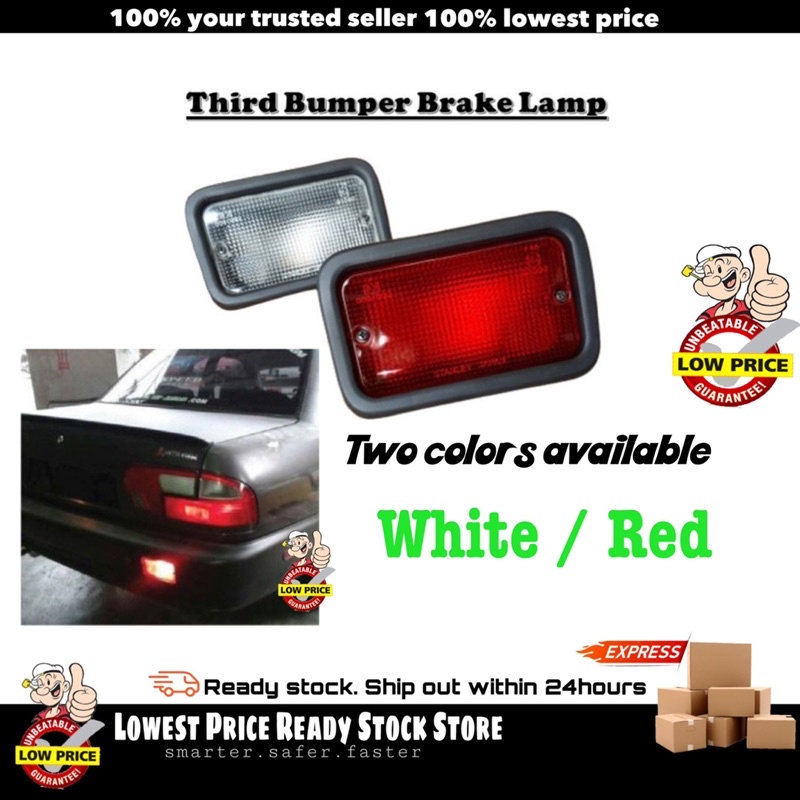 Third Bumper brake lamp White and Red Libero Rear Maker Lamp 1pc Wira ...