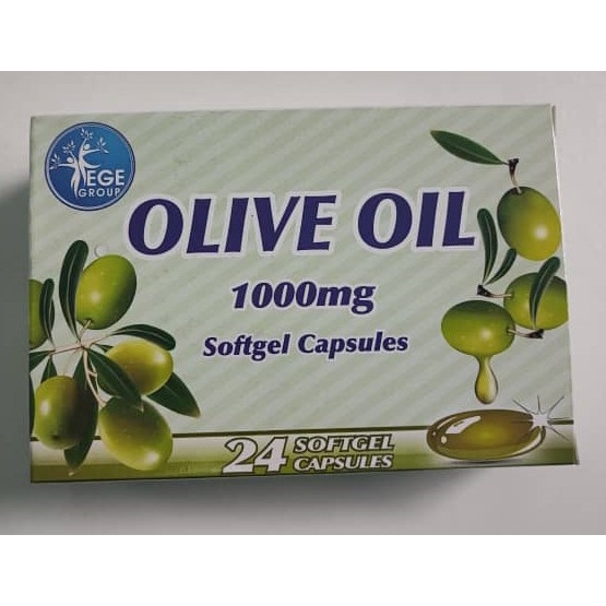 Ege Olive Oil Capsule 1000mg / Kapsul Ege Minyak Zaitun 1000mg ...