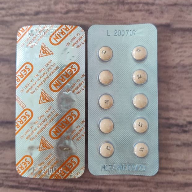 T. Serrin Serratio Peptidase 5mg (10000 Serratio Peptidase units) 10s ...