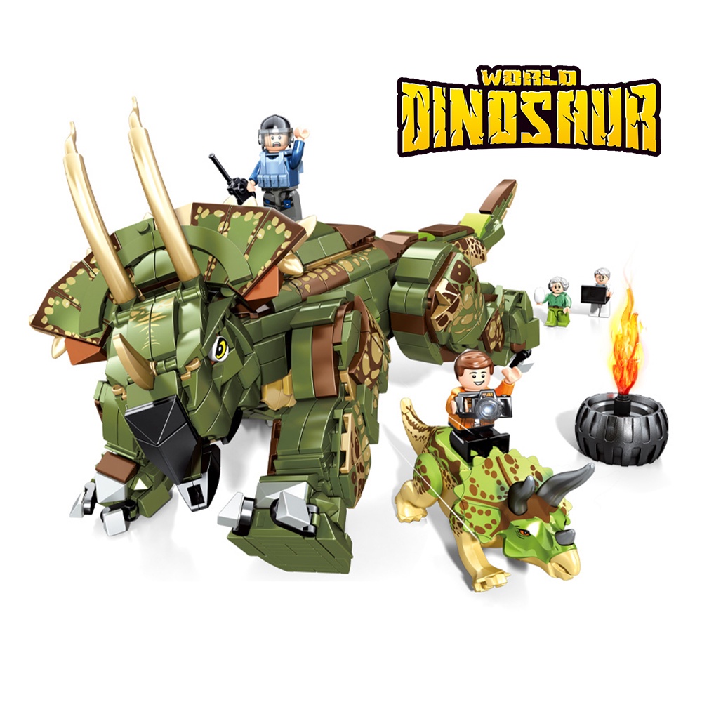 Sembo Block Triceratops Dinosaur World Series Figure Building Block ...