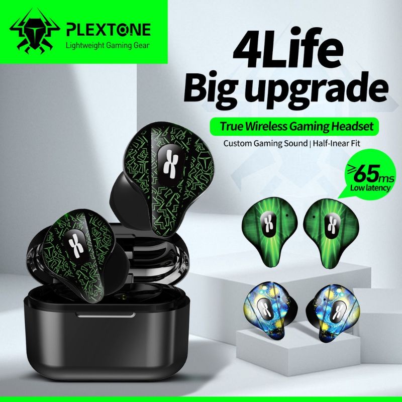 READY STOCK PLEXTONE ORIGINAL 4 LIFE /4 GAMES TRUE WIRELESS GAMING ...