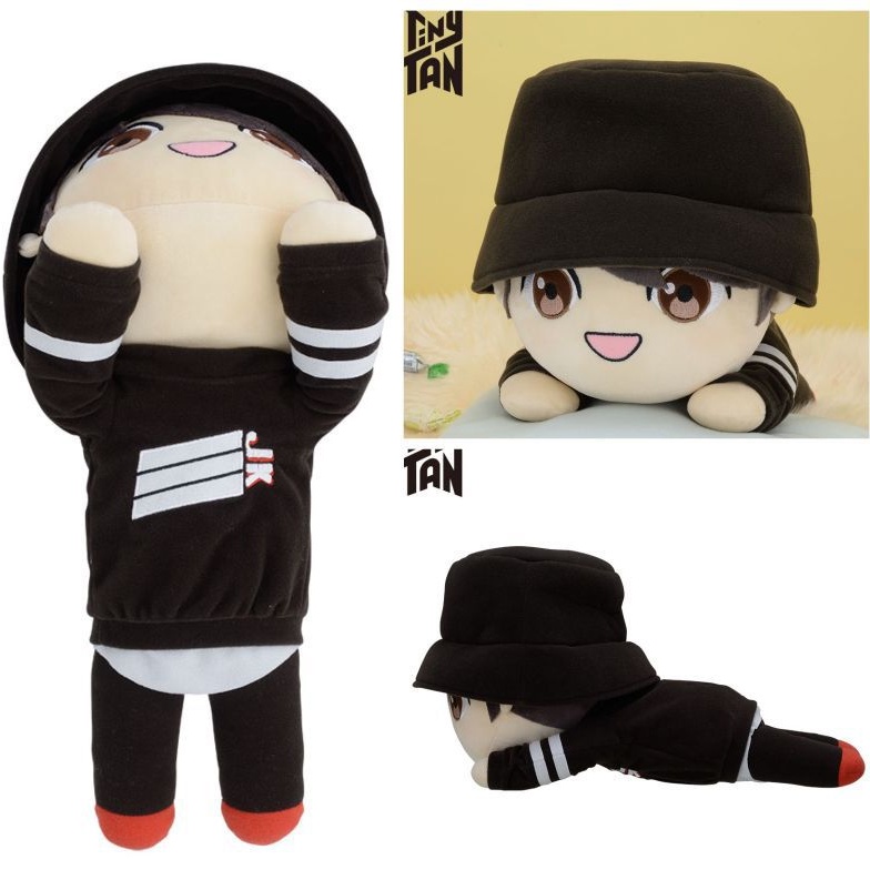 BTS TinyTAN - Jungkook Mega Jumbo Nesoberi / Mega Jumbo Lying Down Plush | Shopee Malaysia