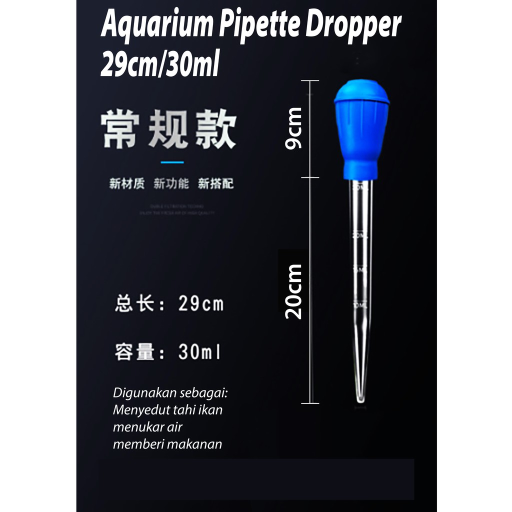 Aquarium Pipette Dropper Aquarium Fish Tank Waste Removal Cleaning Tool ...